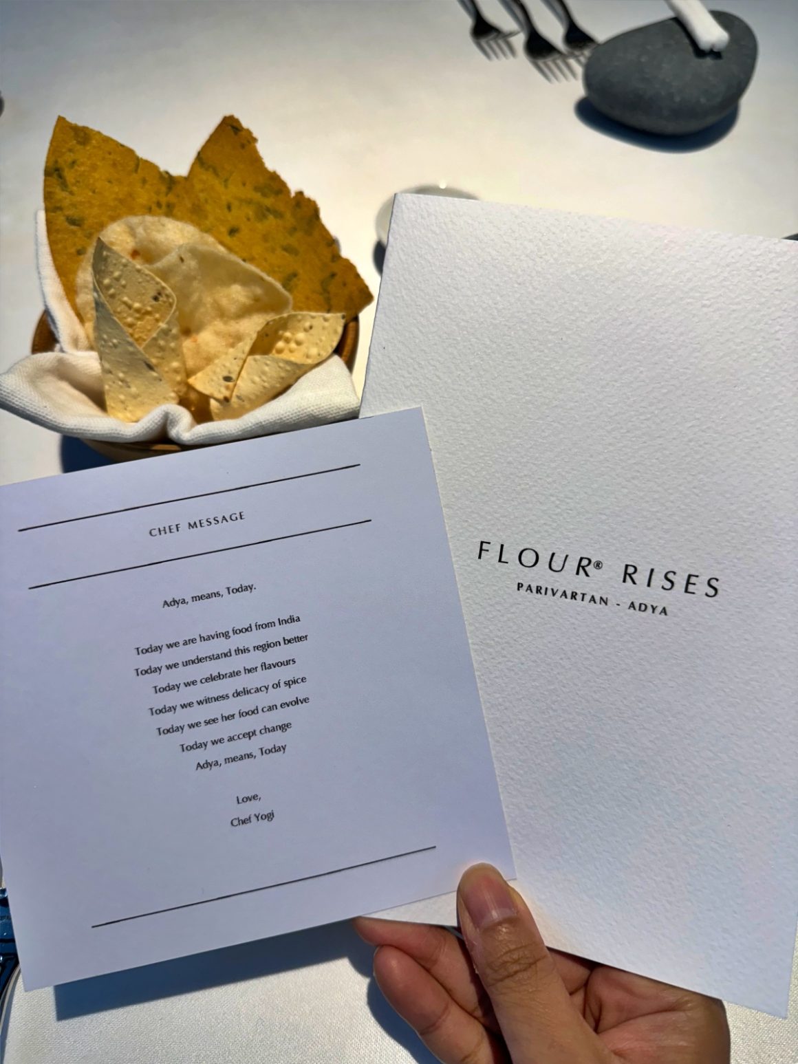 FLOUR Restaurant - "Come with an open mind and open heart" - Set The Tables